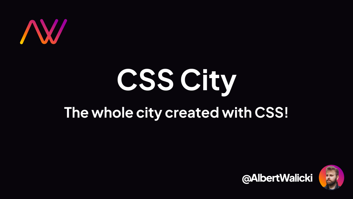 CSS city build with plan CSS